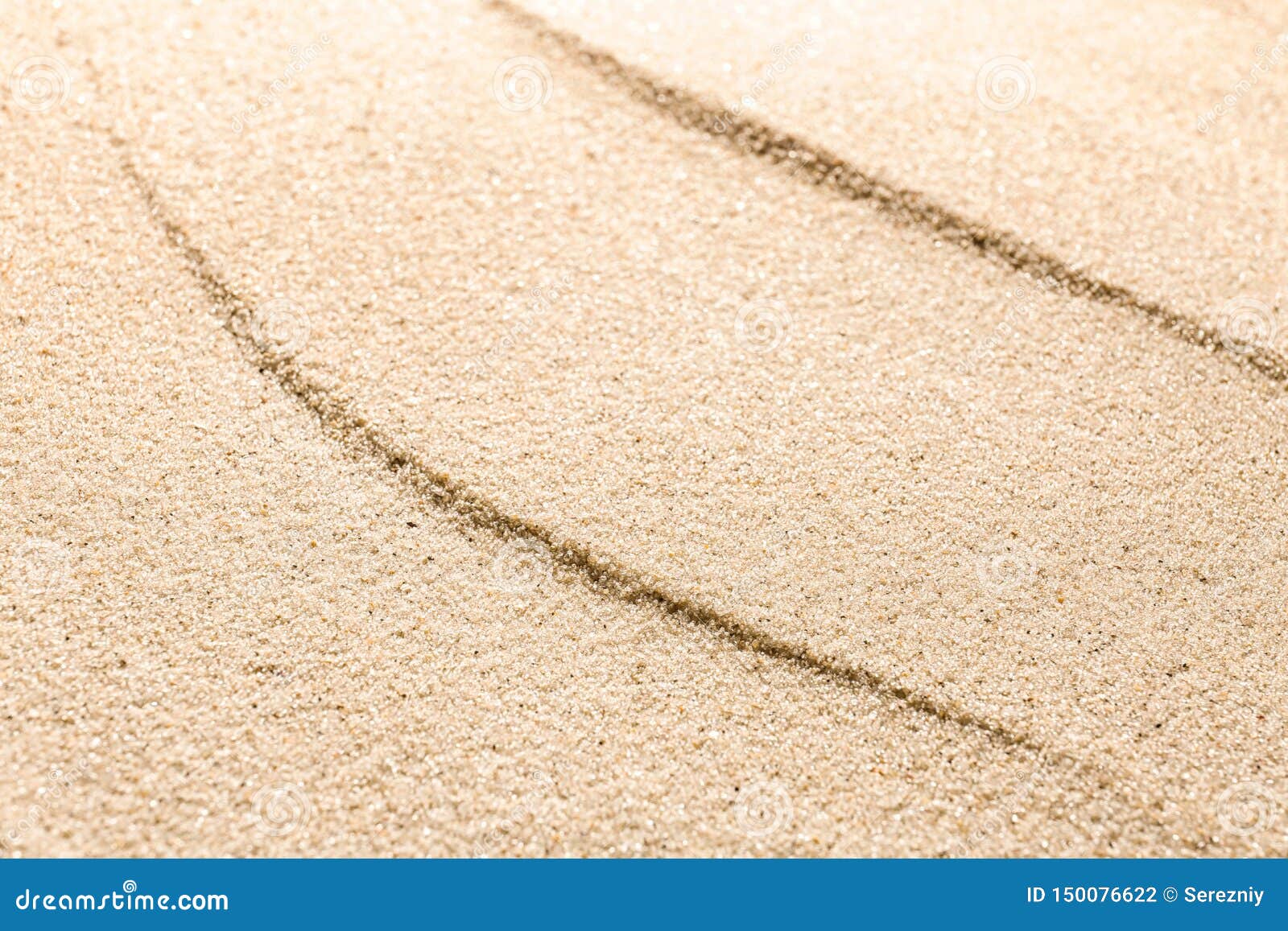 Beach sand, closeup stock photo. Image of coast, rough - 150076622