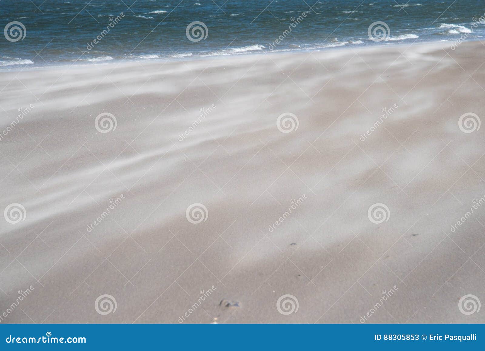 Sand Flying Explosion Isolated On Black Background. Freeze Motion Of ...