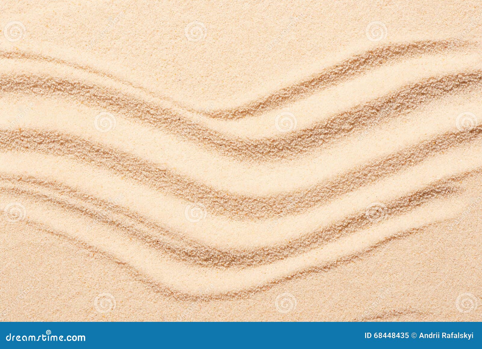 Beach Sand with Marks of Waves. Summer Beach Background Stock Image ...