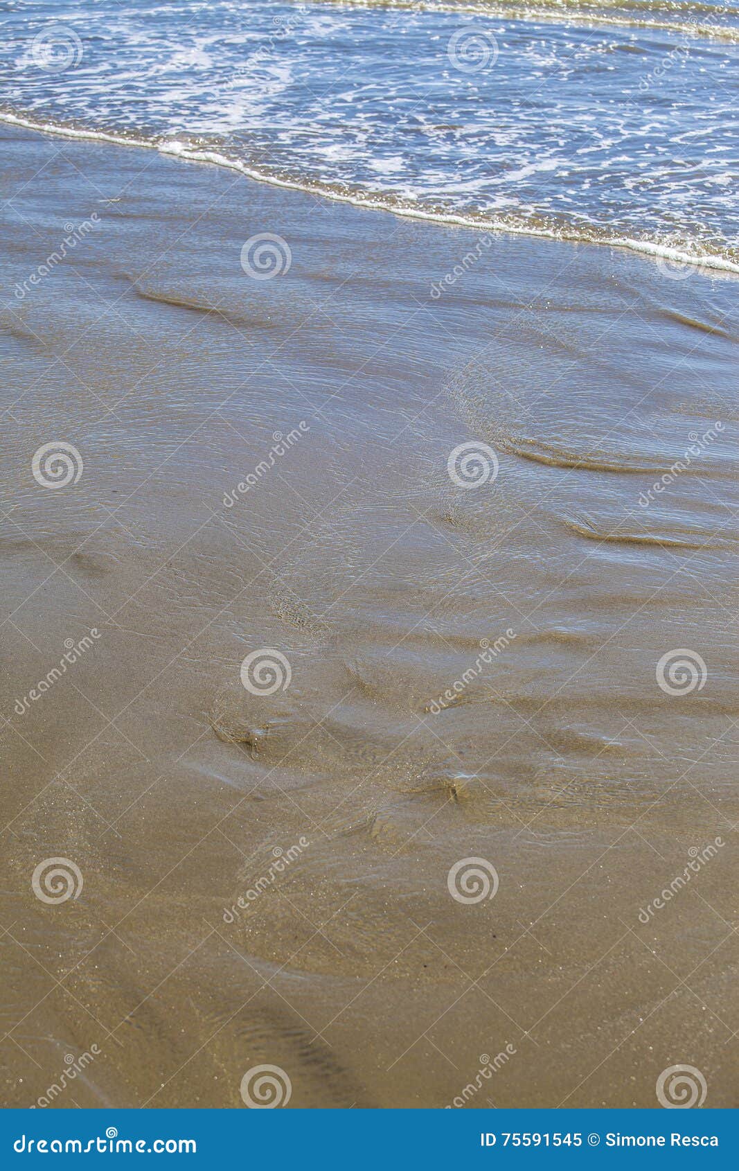 Beach Sand Perspective Coastline Shore Stock Image - Image of seascape ...