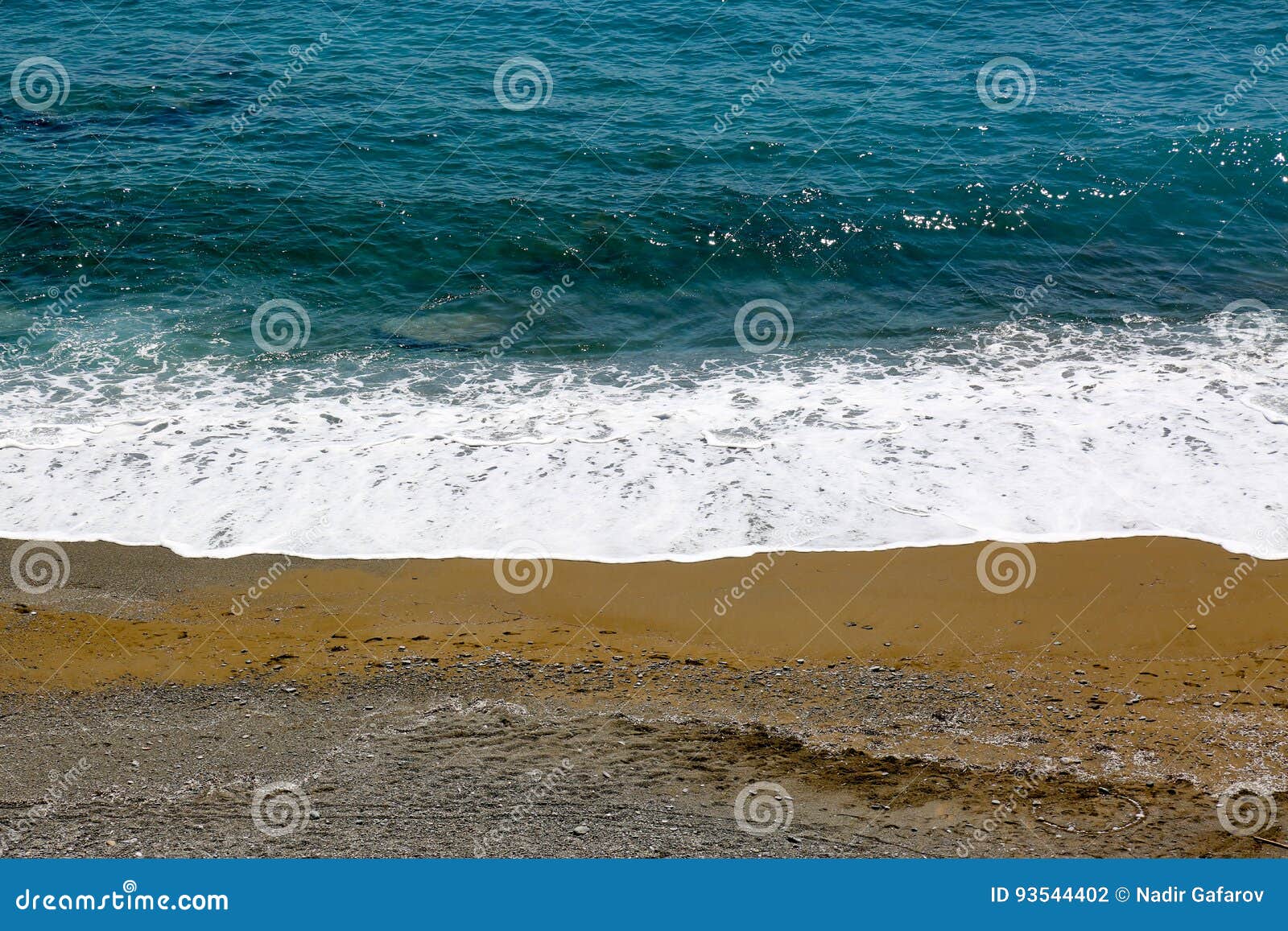 Beach sand and sea water stock photo. Image of ocean - 93544402