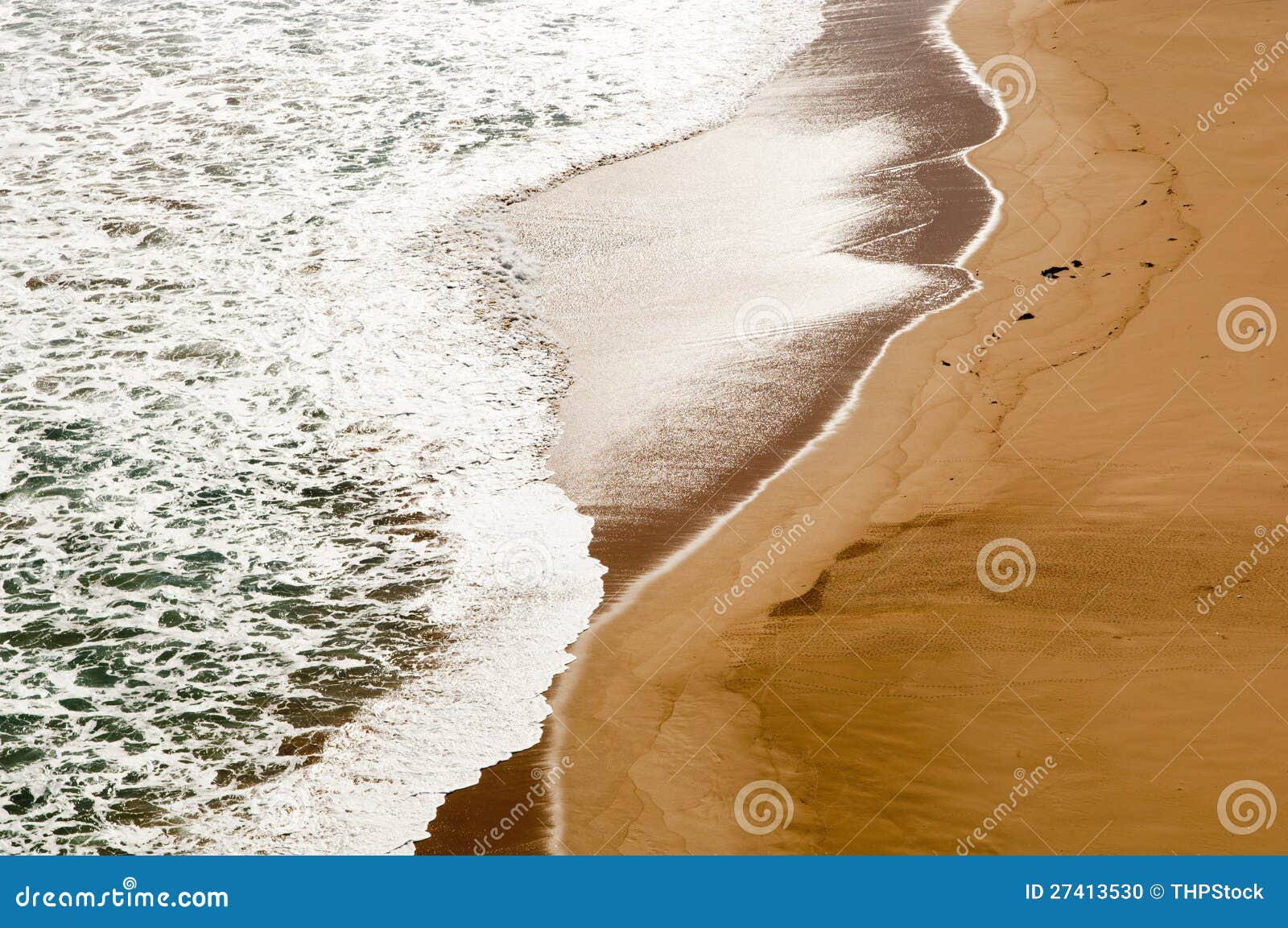 Beach Sand Waves stock photo. Image of great, coastline - 27413530