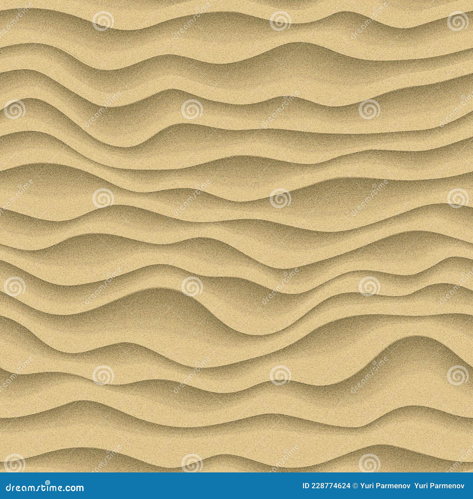 Beach Sand Waves Background in Top View. Sandy Dunes Pattern Stock ...