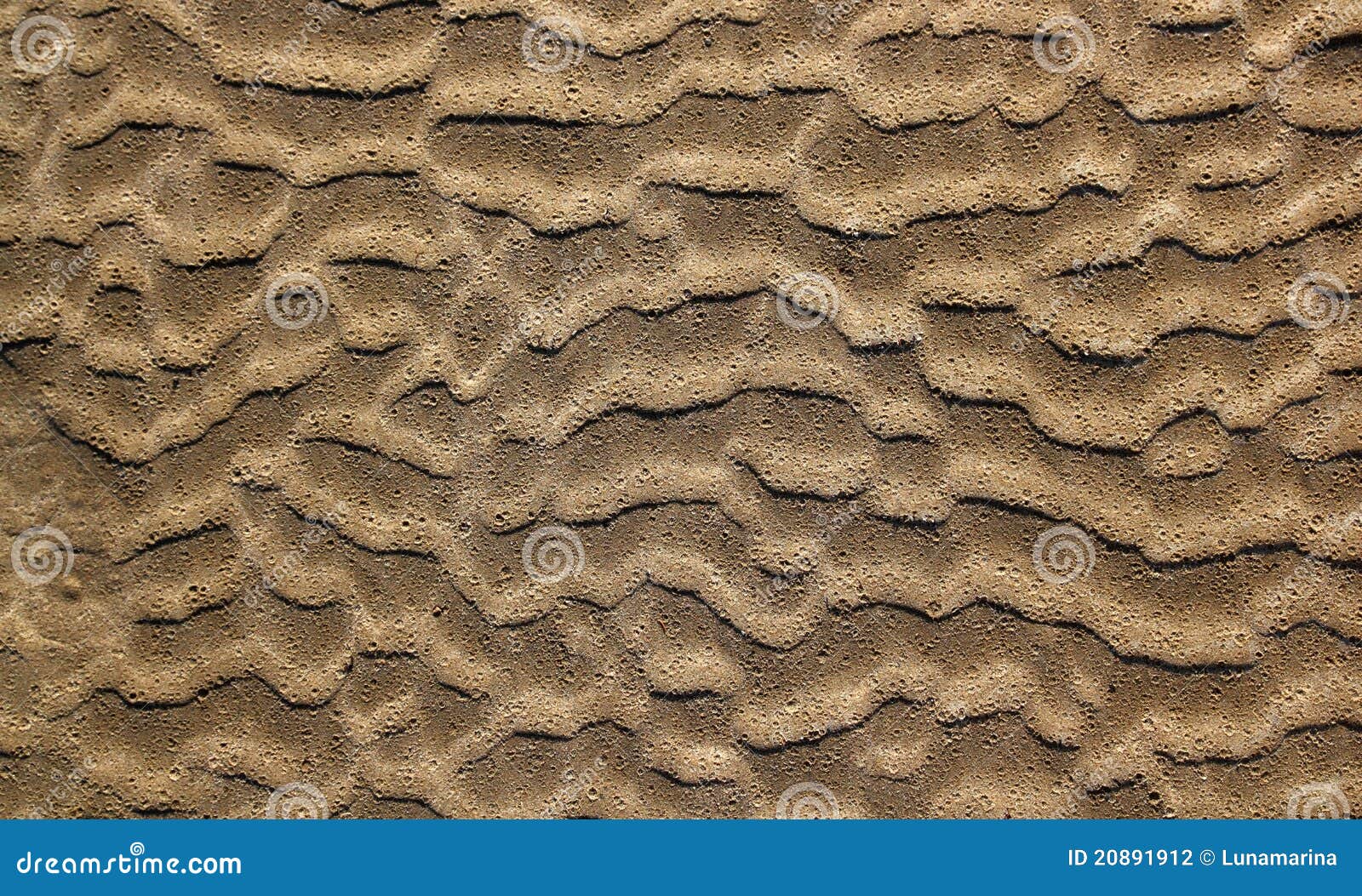 Beach Sand Waves Pattern Texture Brown Wet Stock Photo - Image of brown ...