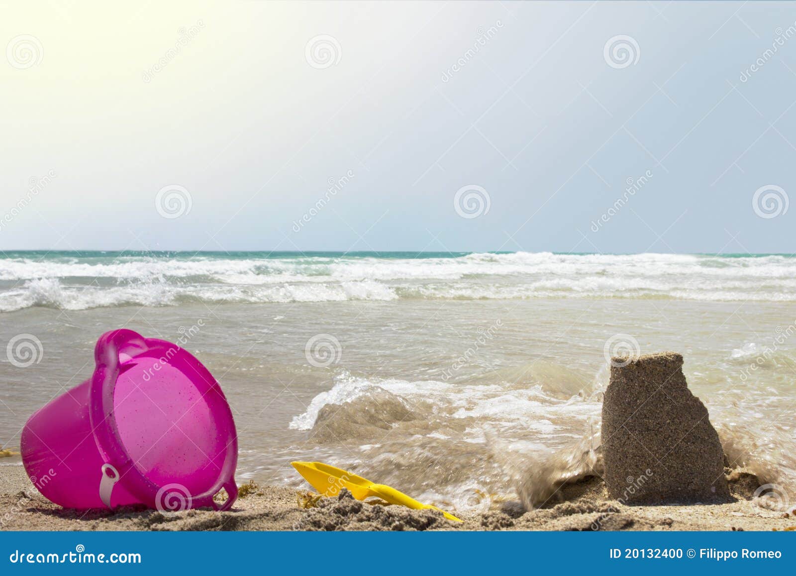 Beach sandbox stock photo. Image of text, playground - 20132400