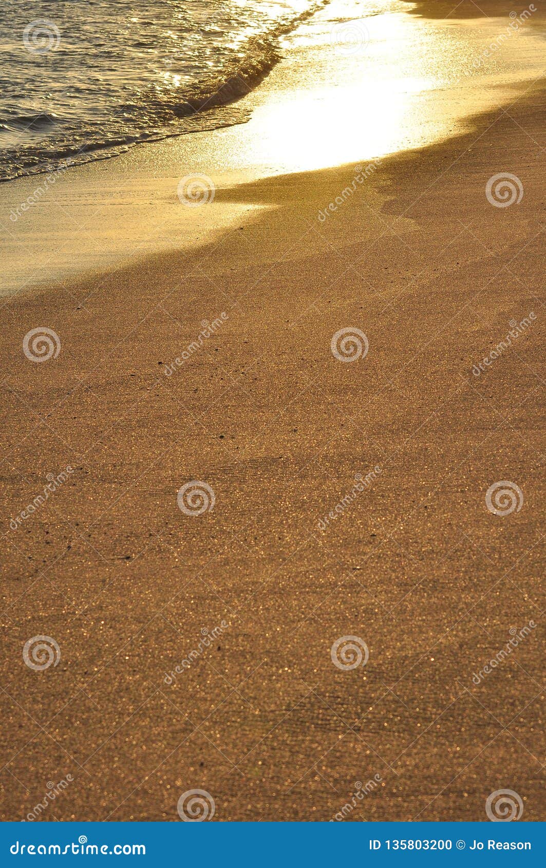 Beach Scene with Water and Waves Stock Photo - Image of sand, peace ...