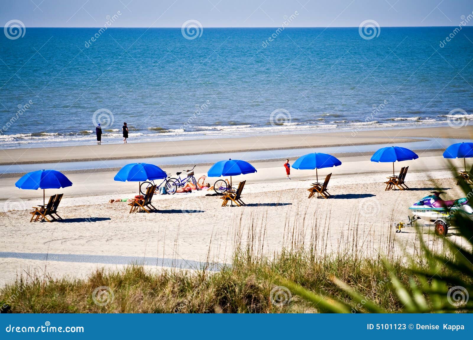 Beach Scene stock image. Image of summer, south, vacation - 5101123