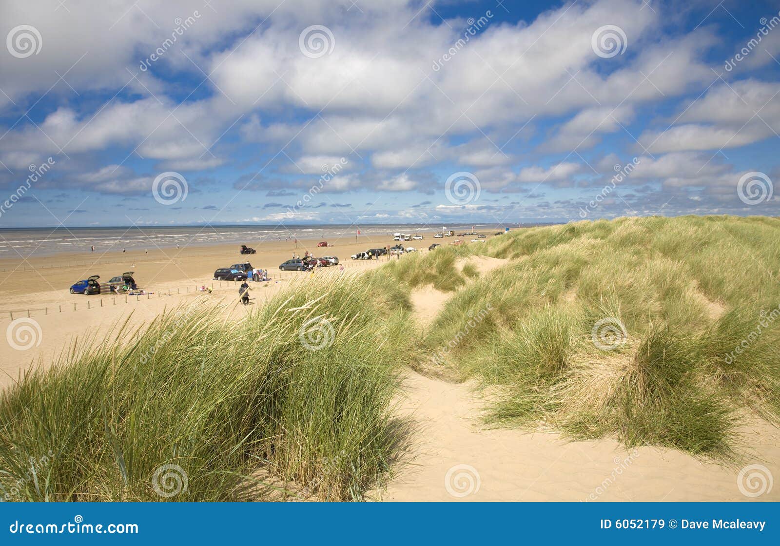 Beach scene stock image. Image of seaside, seftons, ainsdale - 6052179
