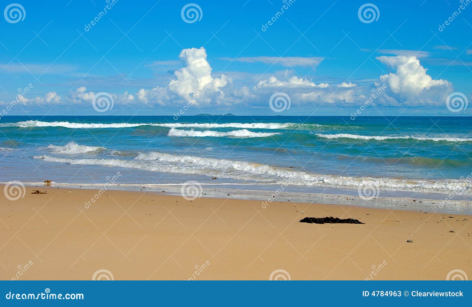 Beach scene - blue nature stock image. Image of seaside - 4784963
