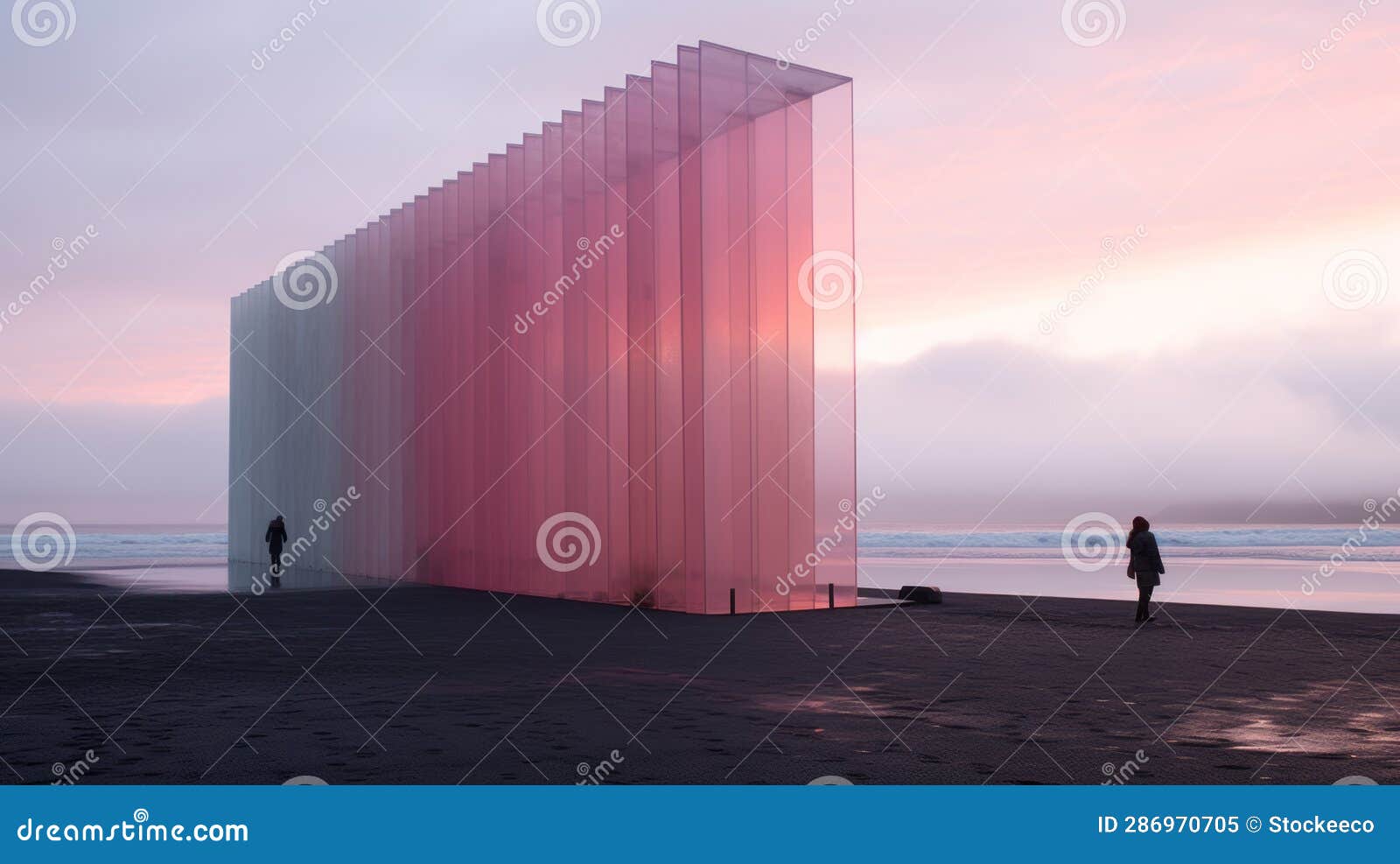 Minimalist High-tech Architecture with Translucent Geometries by the ...