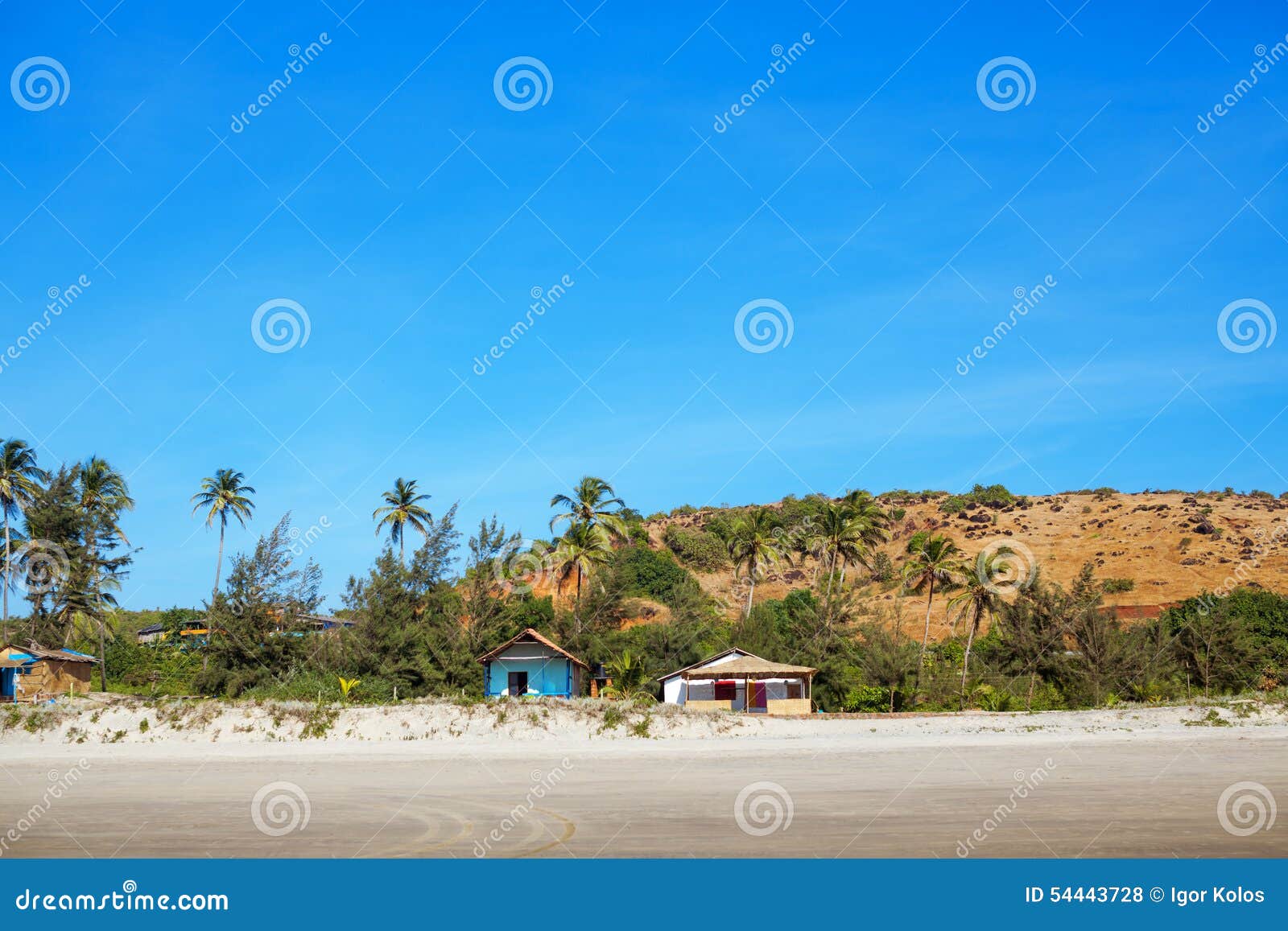 Beach scene showing sand stock photo. Image of beaches - 54443728