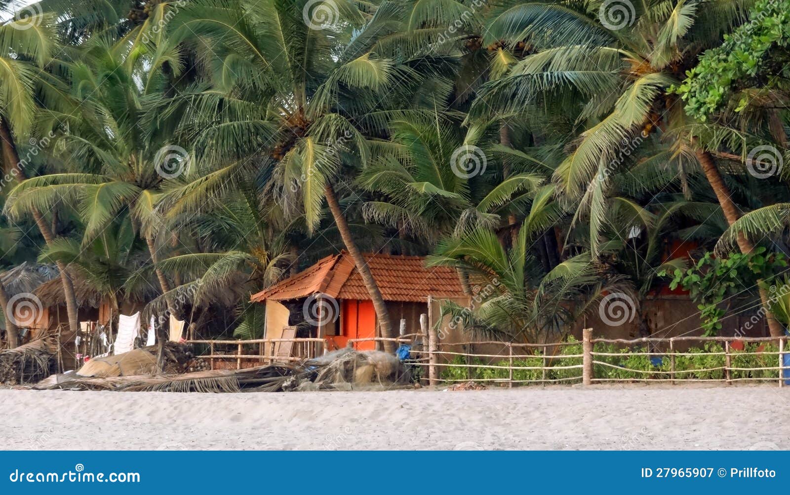 Beach scenery in Goa stock image. Image of beach, south - 27965907