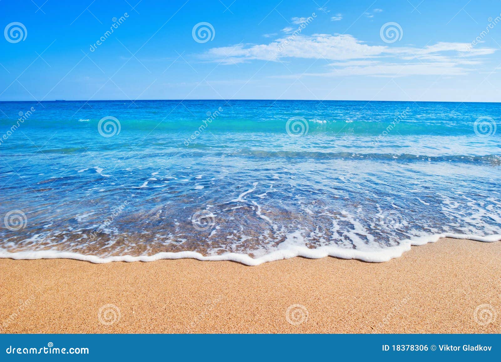 Beach and sea stock photo. Image of beach, surf, relax - 18378306