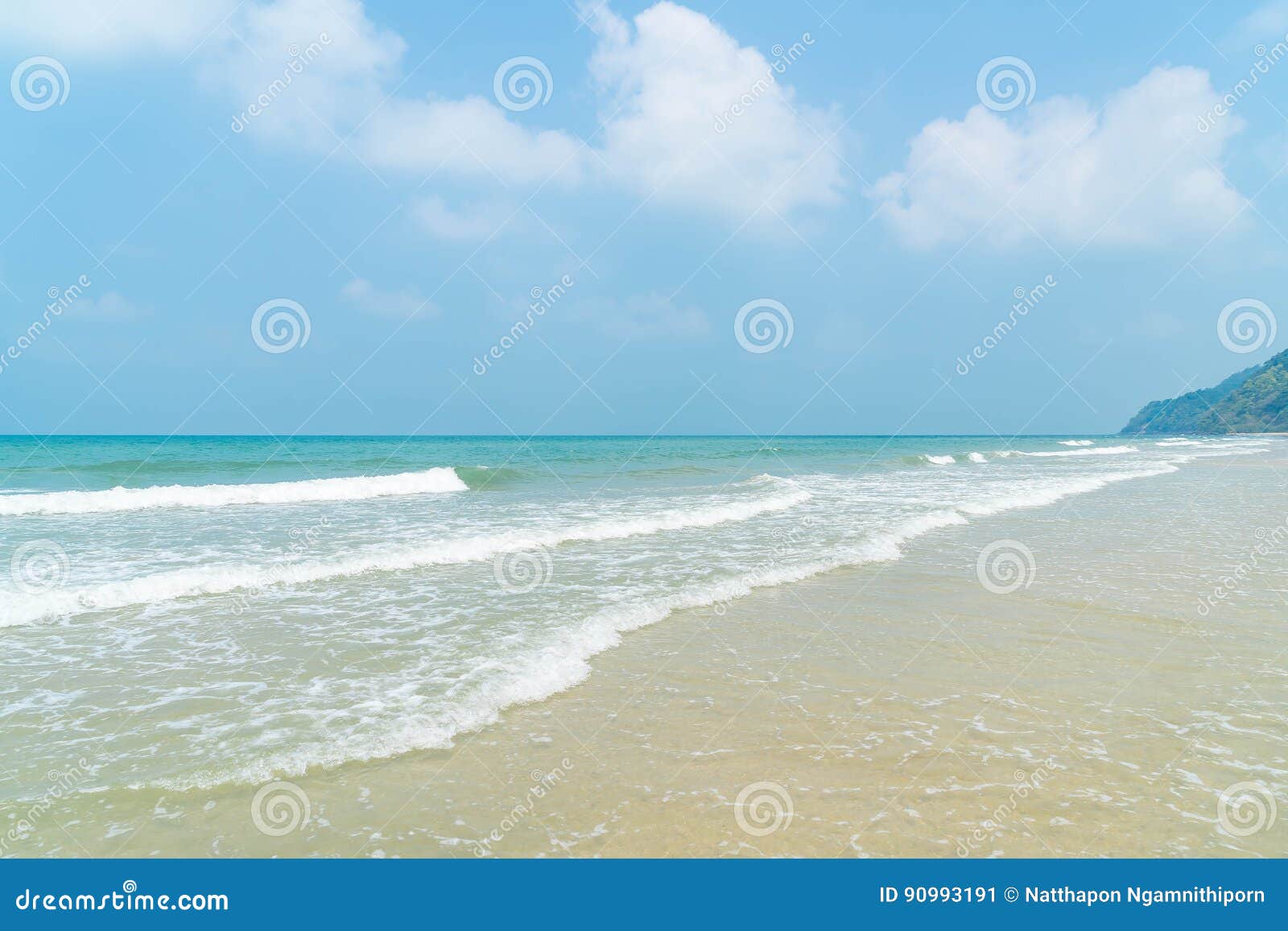 Beach and sea stock image. Image of coast, sunshine, nature - 90993191