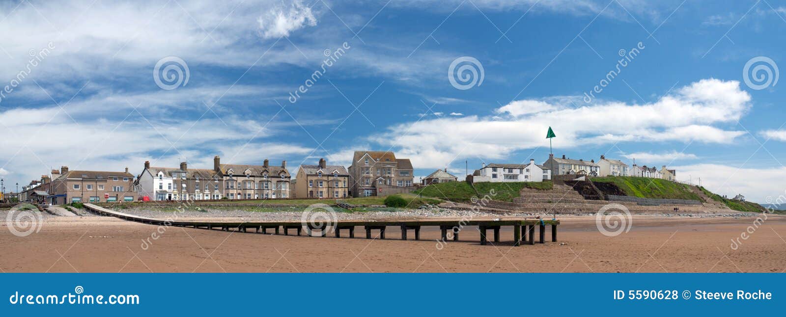 Beach in Seascale, Cumbria. England Stock Photo - Image of norse, beach ...
