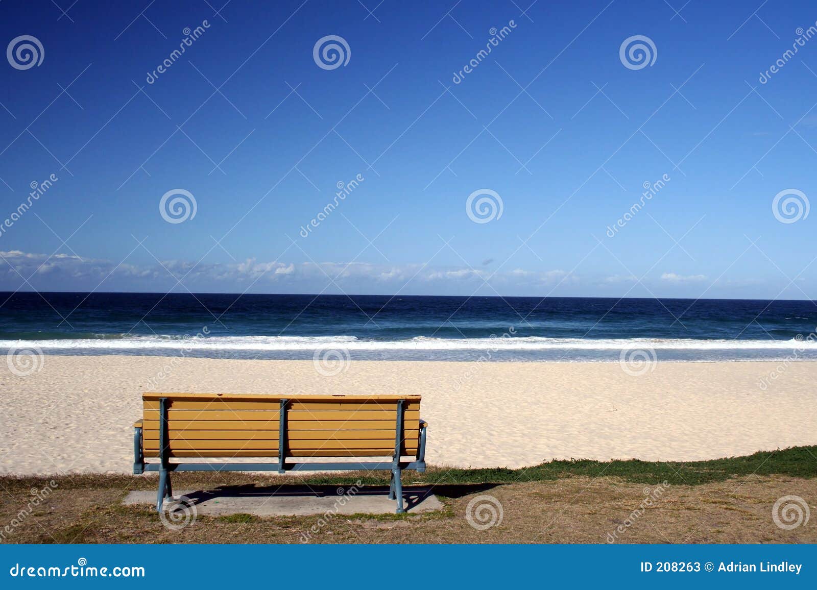 Beach Seat stock image. Image of waves, beach, sand, paradise - 208263