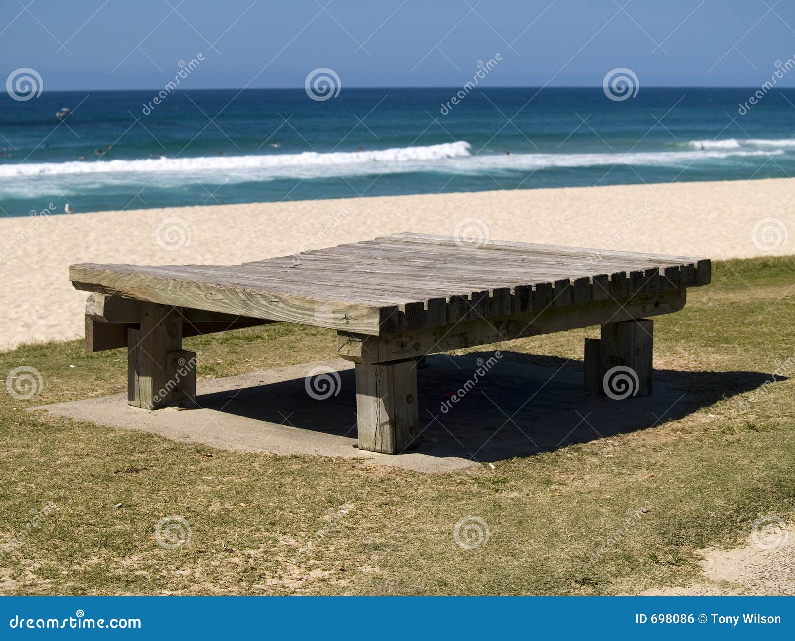 Beach seat stock photo. Image of seated, water, concrete - 698086