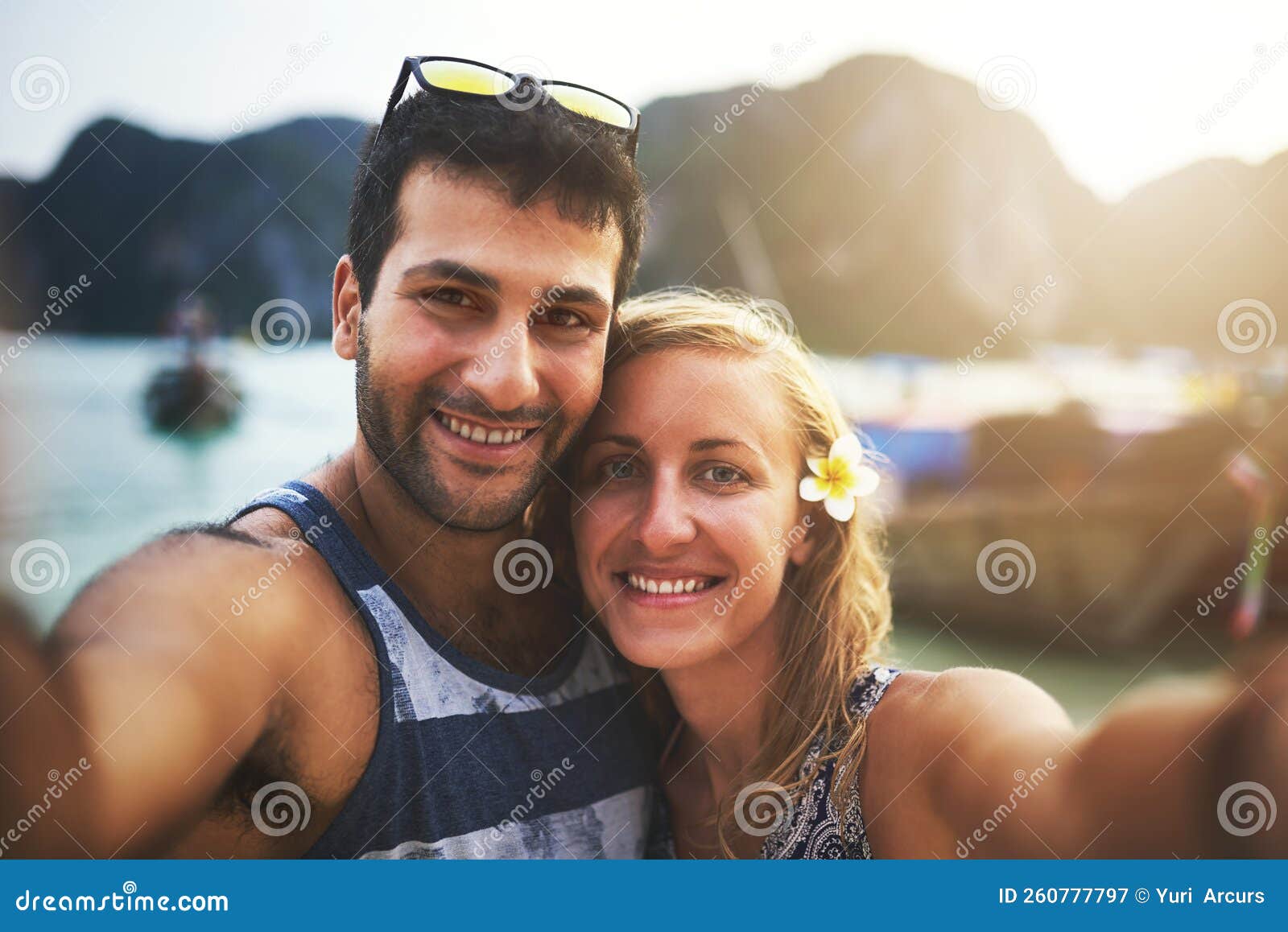 Beach Selfies Are Not Optional Portrait Of A Young Couple Taking A