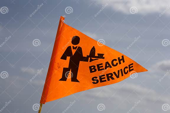 Beach service flag stock image. Image of tray, fabric, signal - 682119