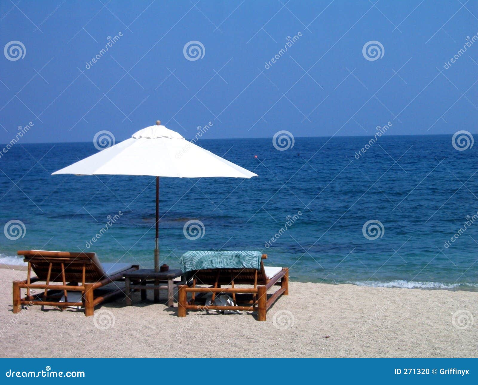 Beach Shade stock photo. Image of shade, lounging, seascape - 271320