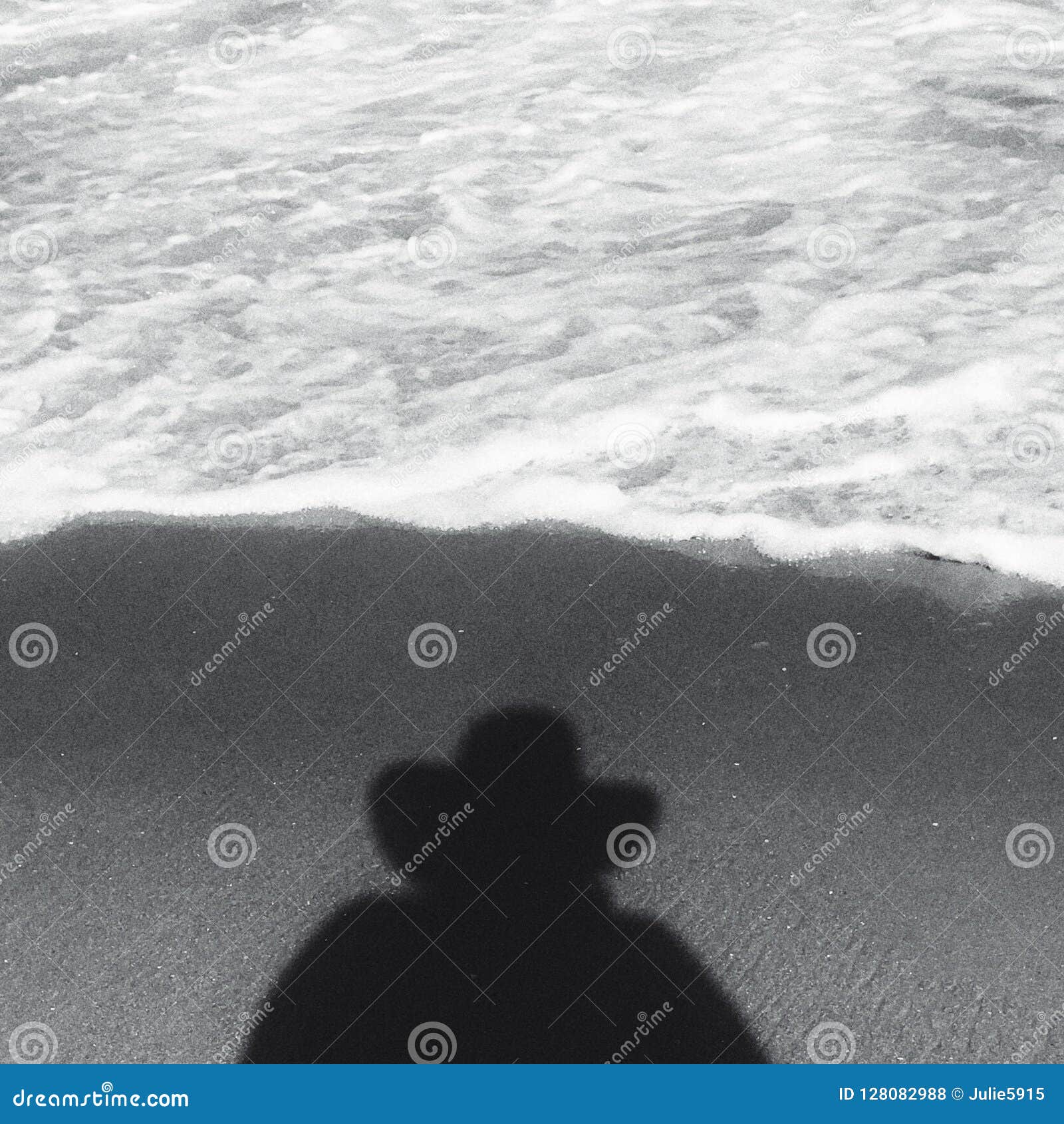 Beach Shadow stock photo. Image of shadow, sunlight - 128082988