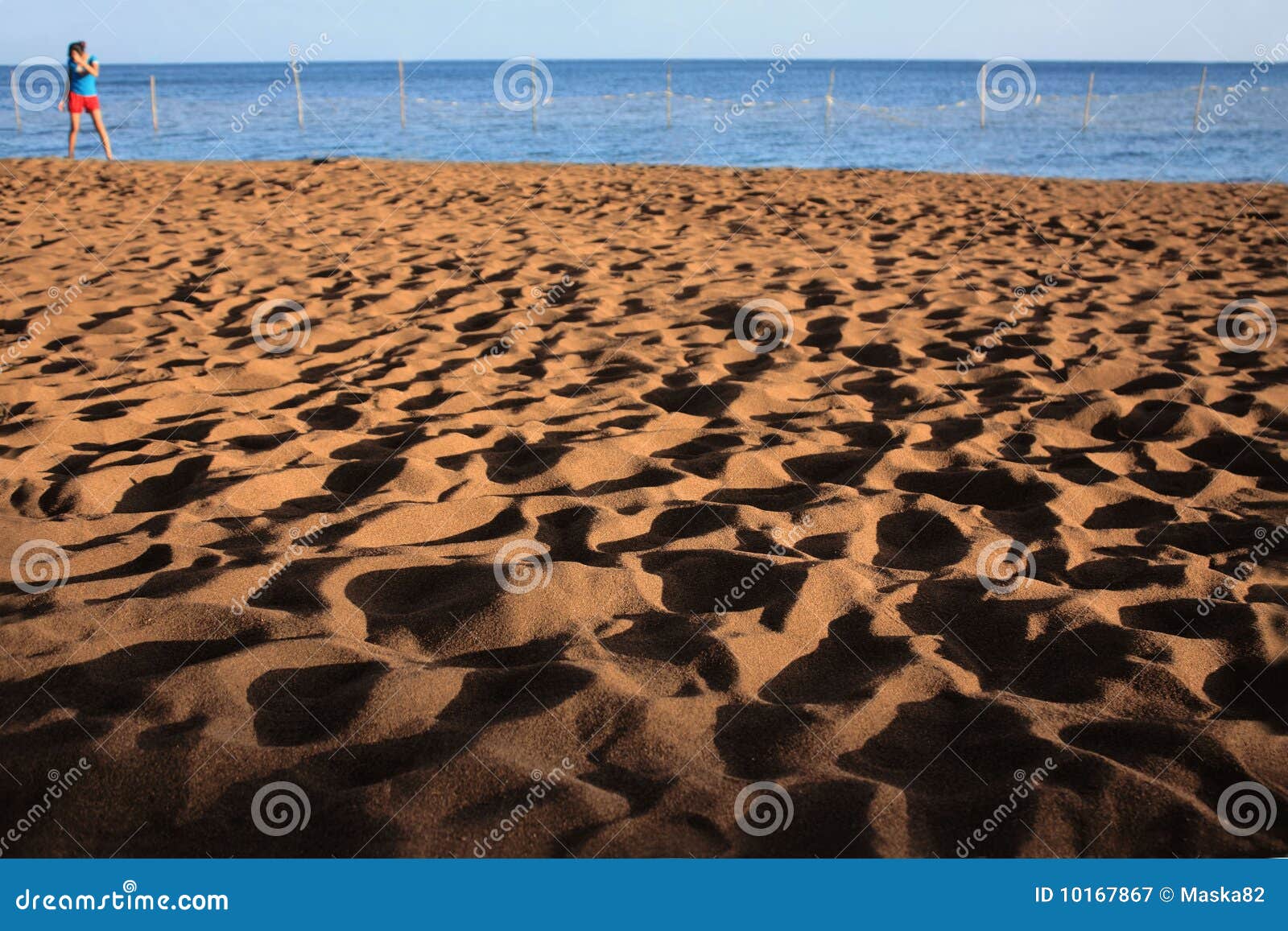 Beach shadows stock image. Image of ocean, view, sand - 10167867
