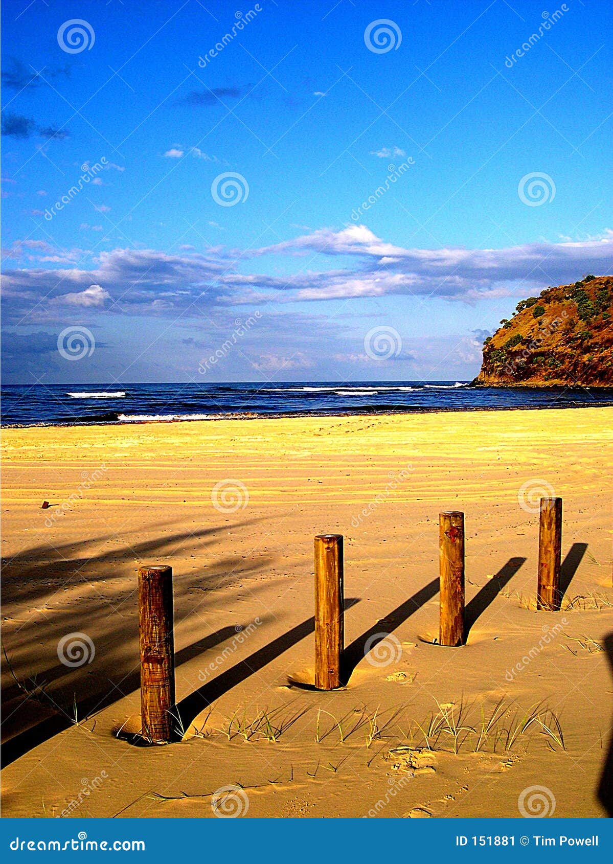 Beach shadows stock image. Image of blue, australia, yellow - 151881