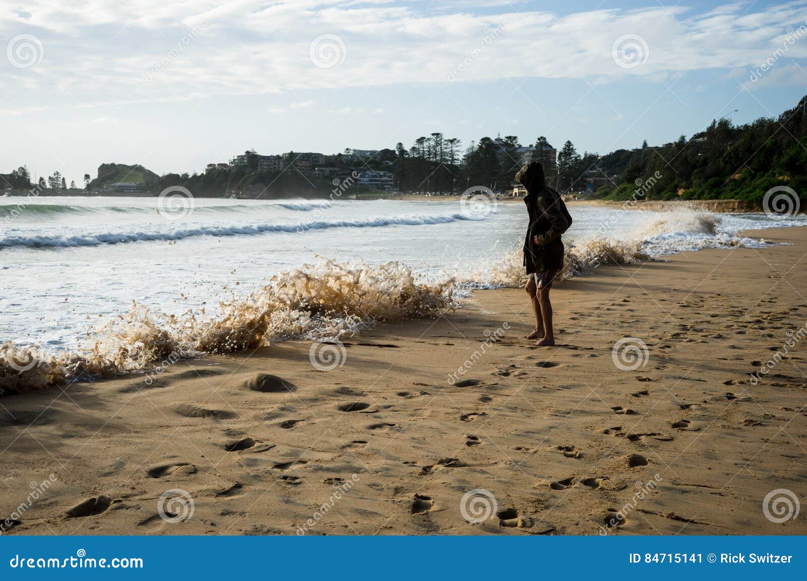 Beach shore wave froth stock image. Image of dodging - 84715141