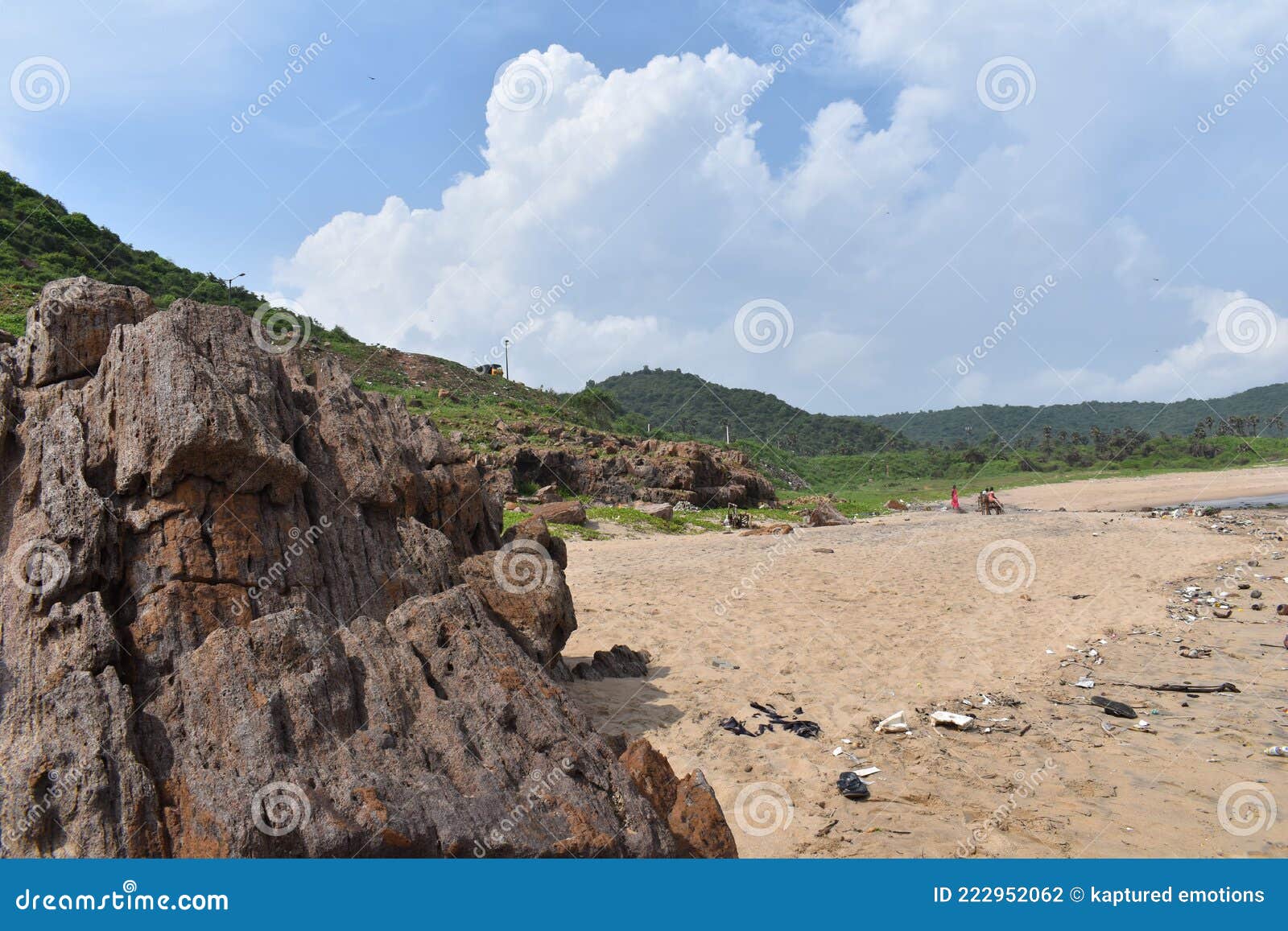 BEACH SIDE VIEW stock photo. Image of formation, beach - 222952062