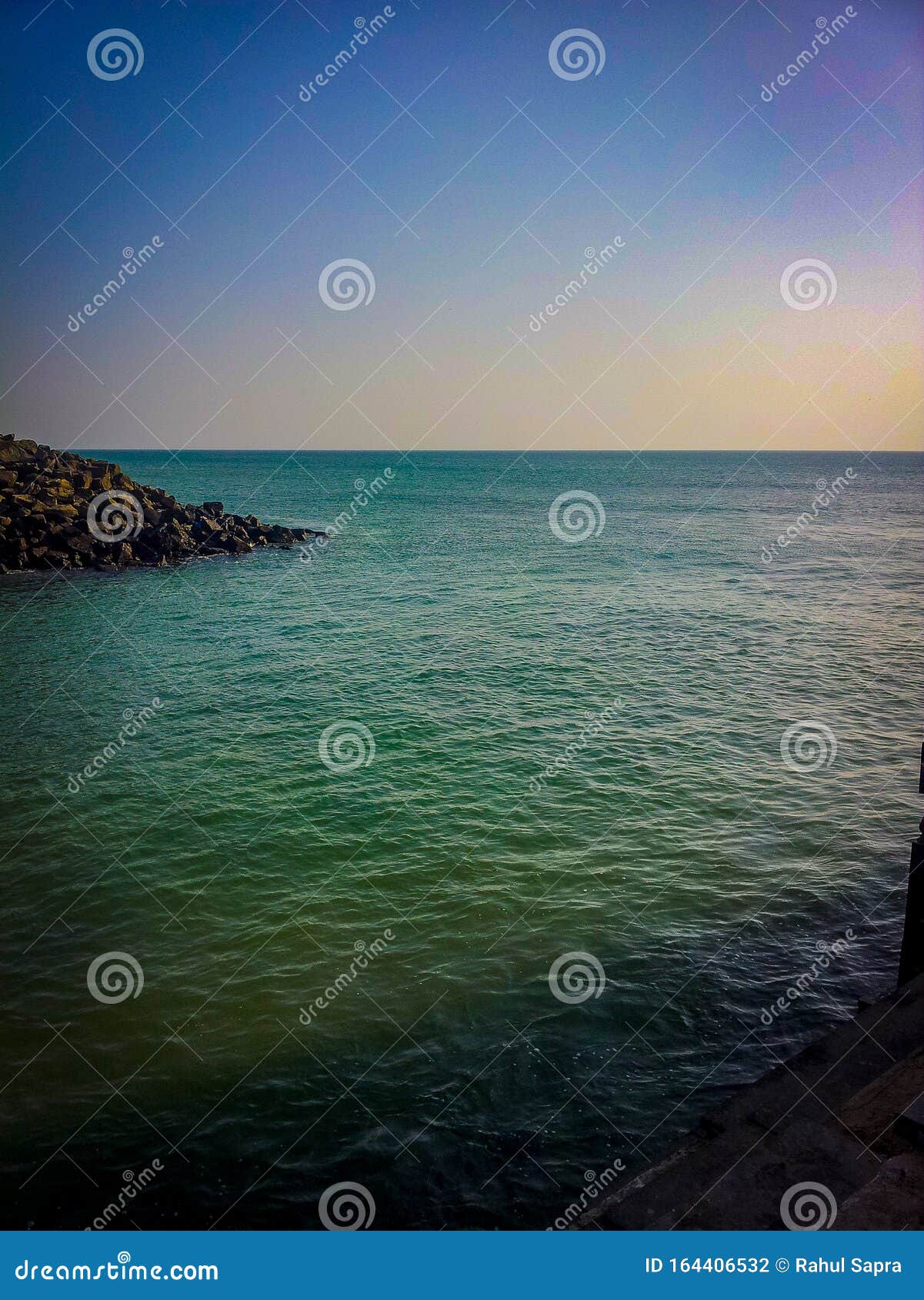 Beach Side View in Gujarat India. Gujarat View of Beaches Stock Photo ...