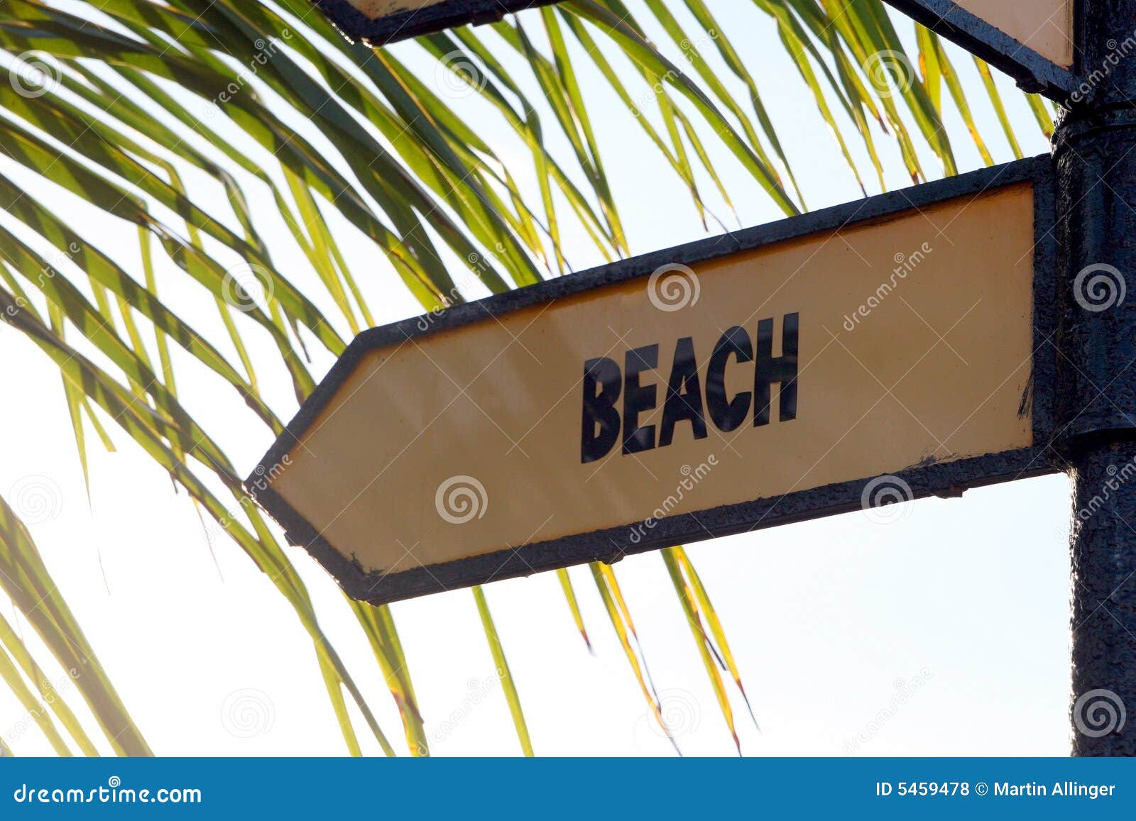 Beach Sign stock photo. Image of coast, summer, sign, outdoors - 5459478