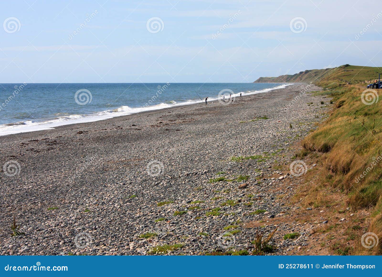 Beach at Silecroft stock image. Image of waver, shingle - 25278611