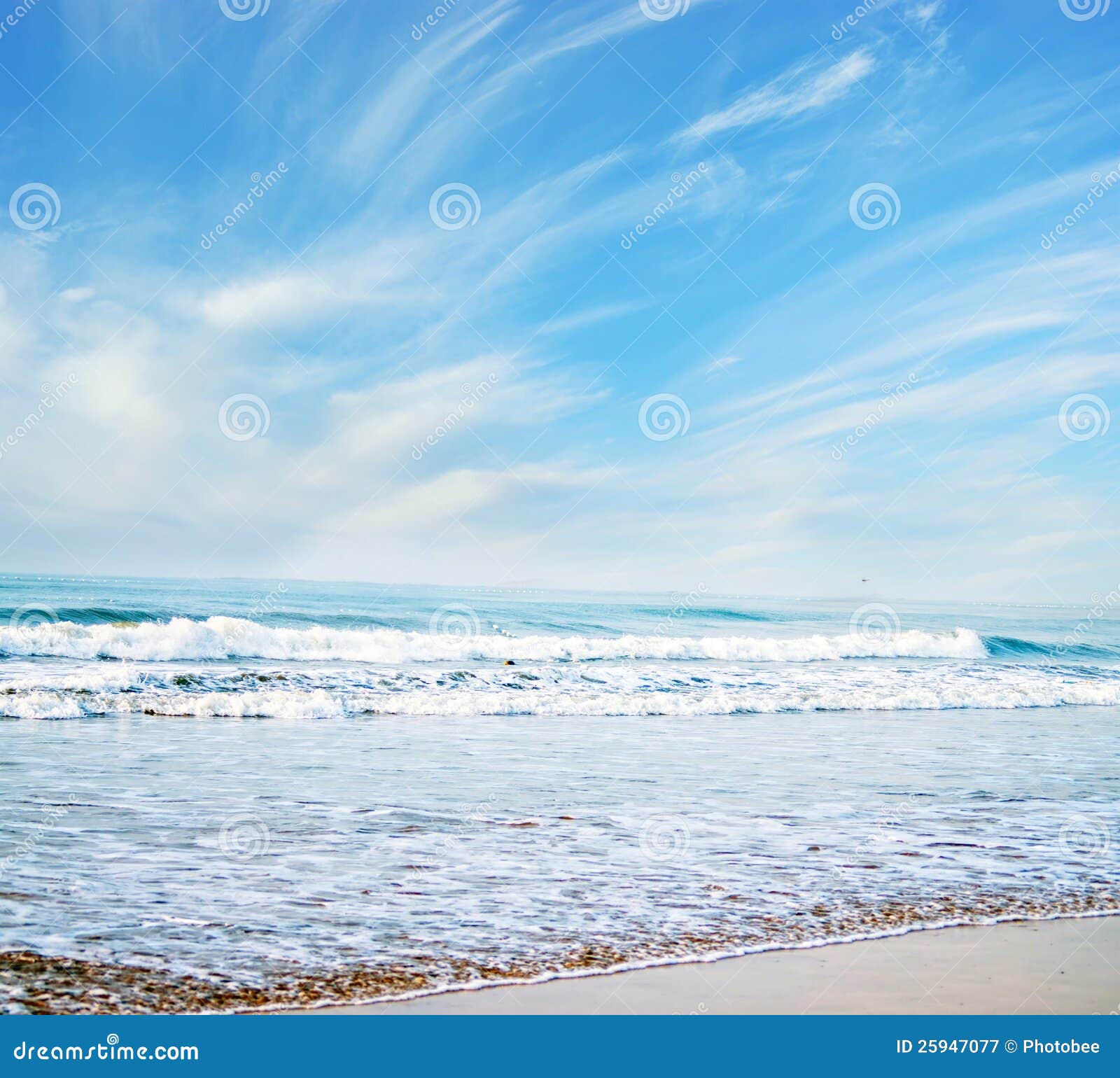 Beach sky stock image. Image of ripple, relaxation, peaceful - 25947077