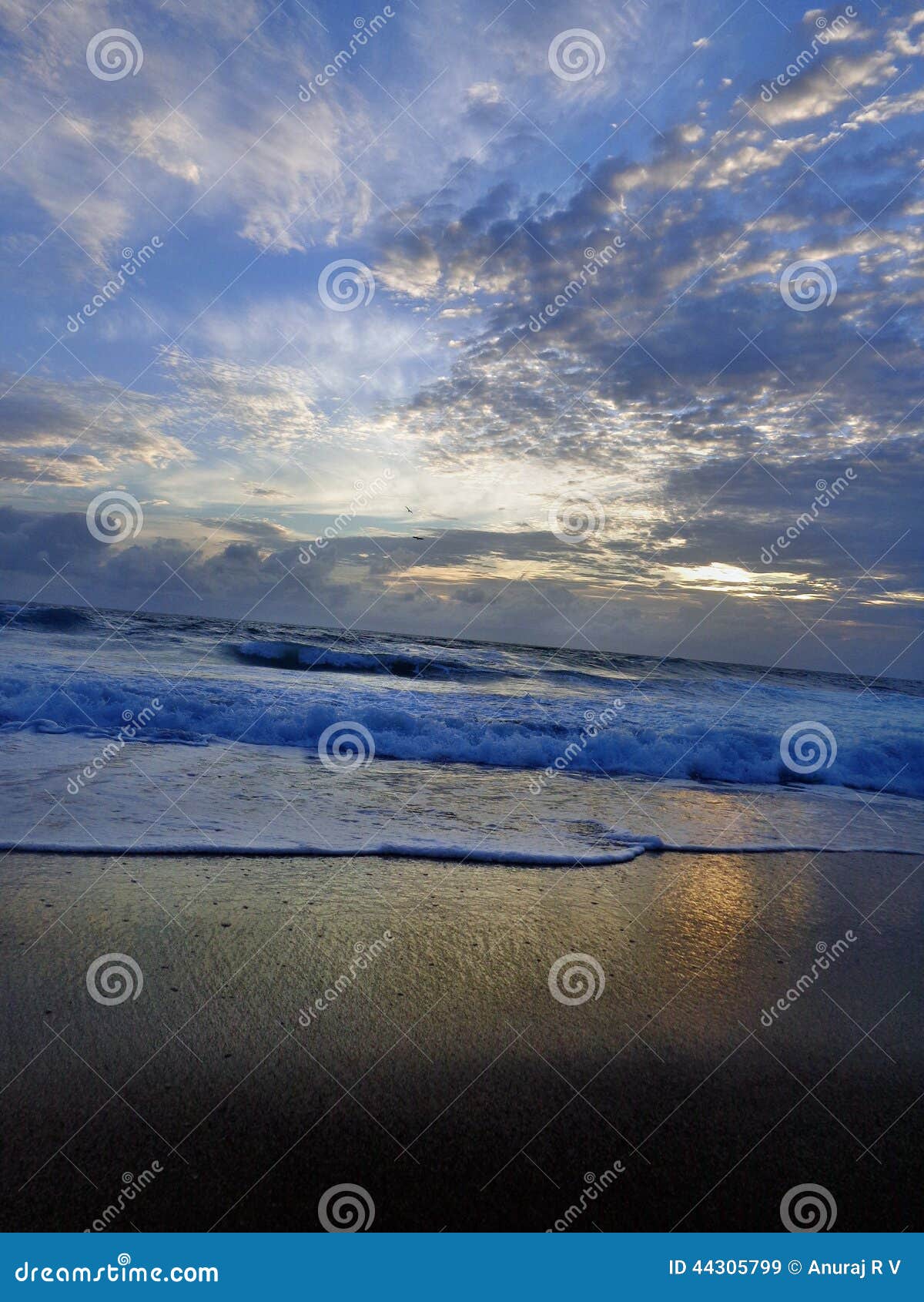 Beach and Sky stock image. Image of sand, shoot, evening - 44305799
