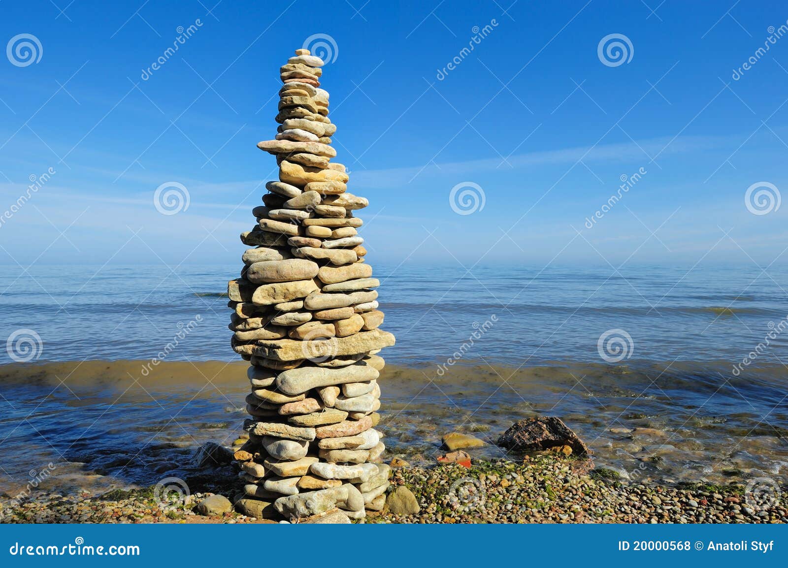 Beach Stack stock photo. Image of pile, rocky, marine - 20000568