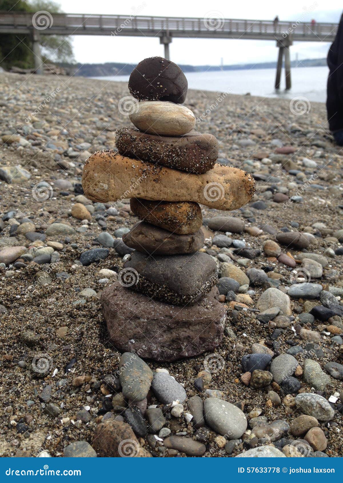 Stacked beach rocks stock photo. Image of natural, nature - 57633778