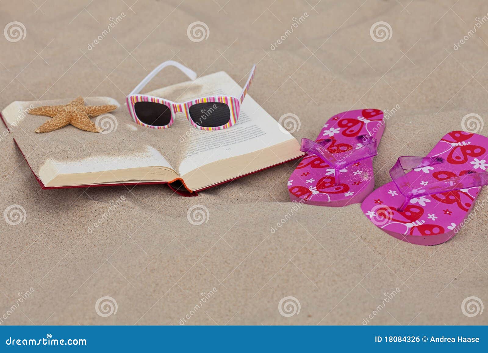 Beach still life stock photo. Image of recreation, casual - 18084326
