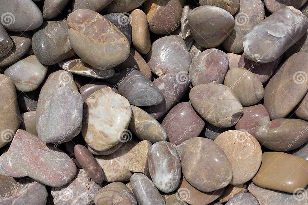 Beach Stones, Pebble, Flint Stock Image - Image of color, material ...