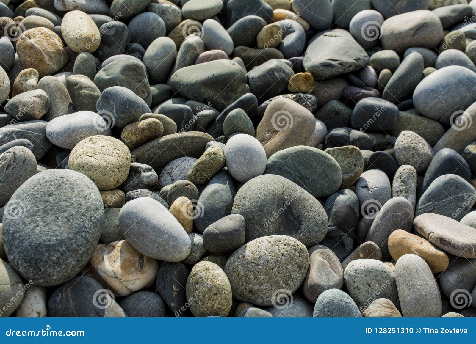 Beach stones texture stock photo. Image of material - 128251310