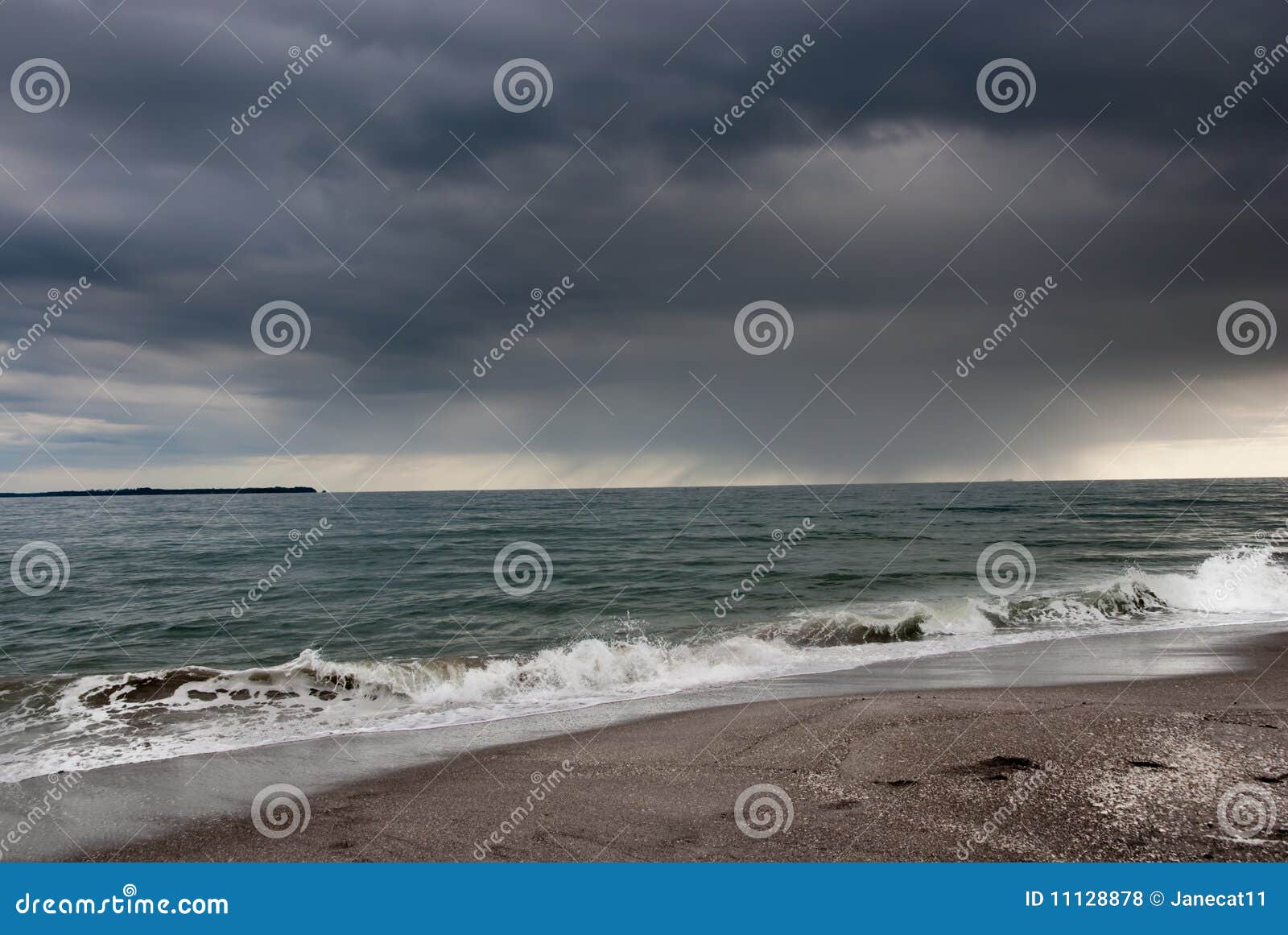 Beach storm stock photo. Image of newzealand, seashore - 11128878
