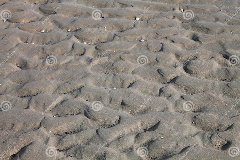 Beach Structures in the Sand Stock Image - Image of beach, geology ...