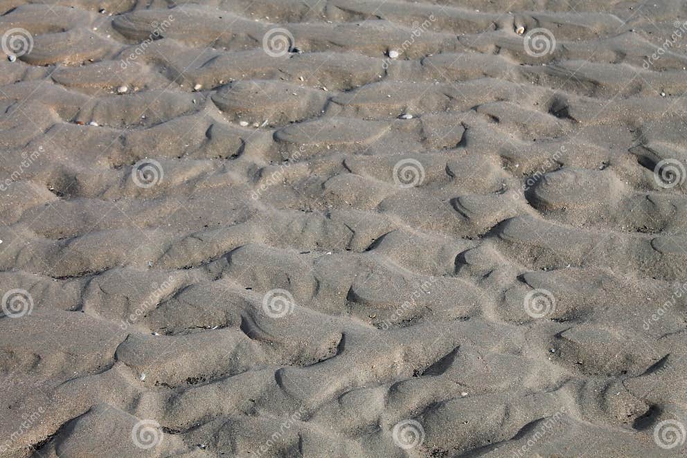 Beach Structures in the Sand Stock Image - Image of beach, geology ...