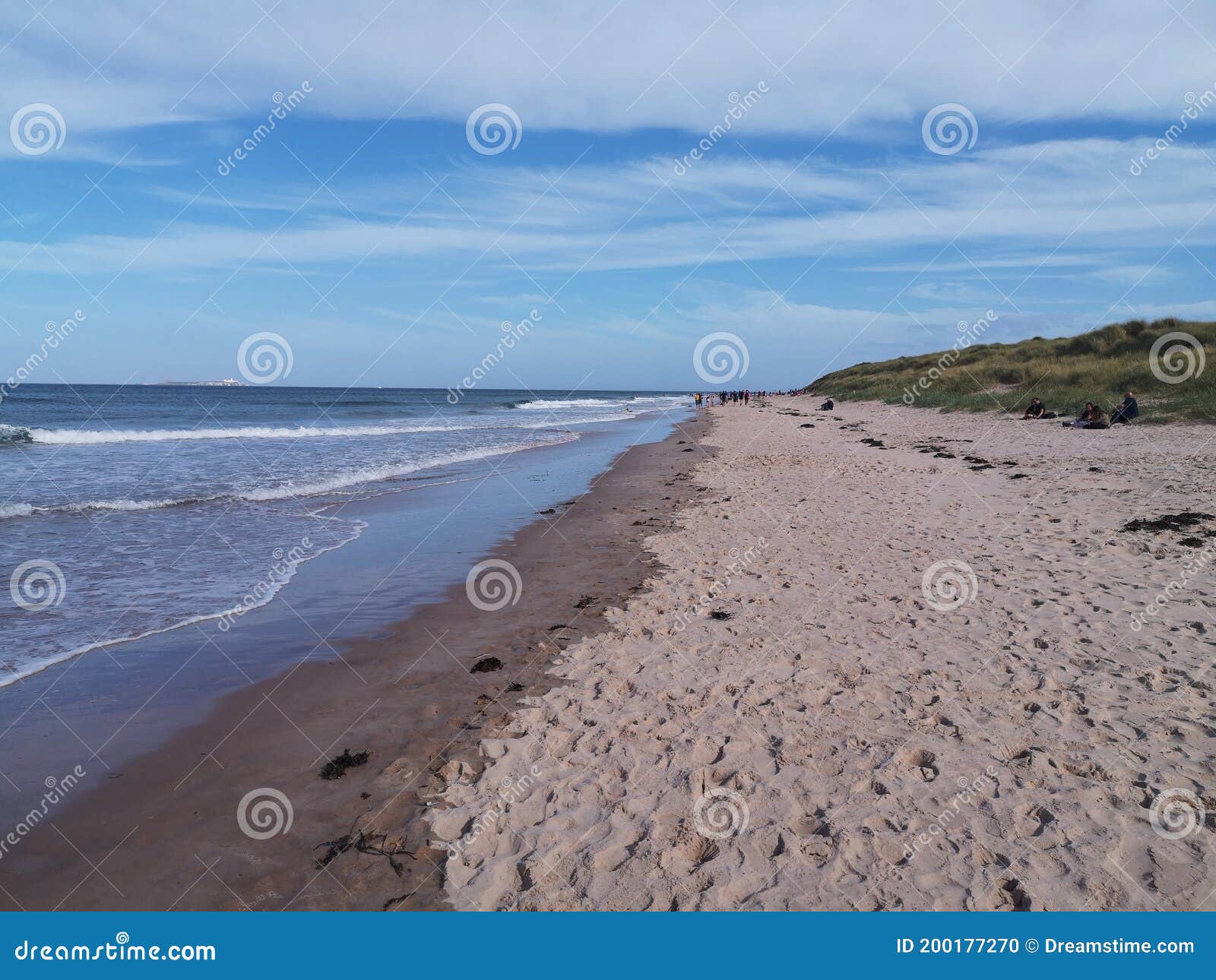 Beach in summer sun stock photo. Image of cove, coast - 200177270