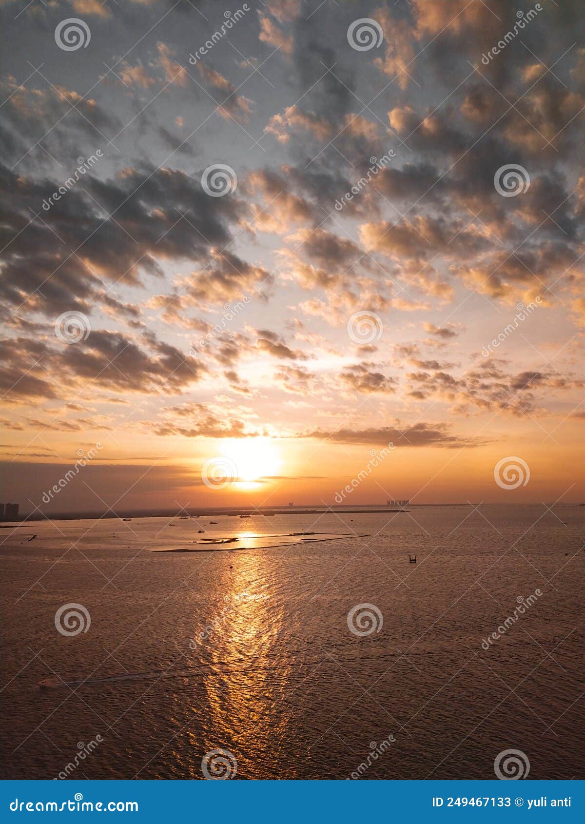 Beach sun set stock image. Image of sunset, beach, view - 249467133