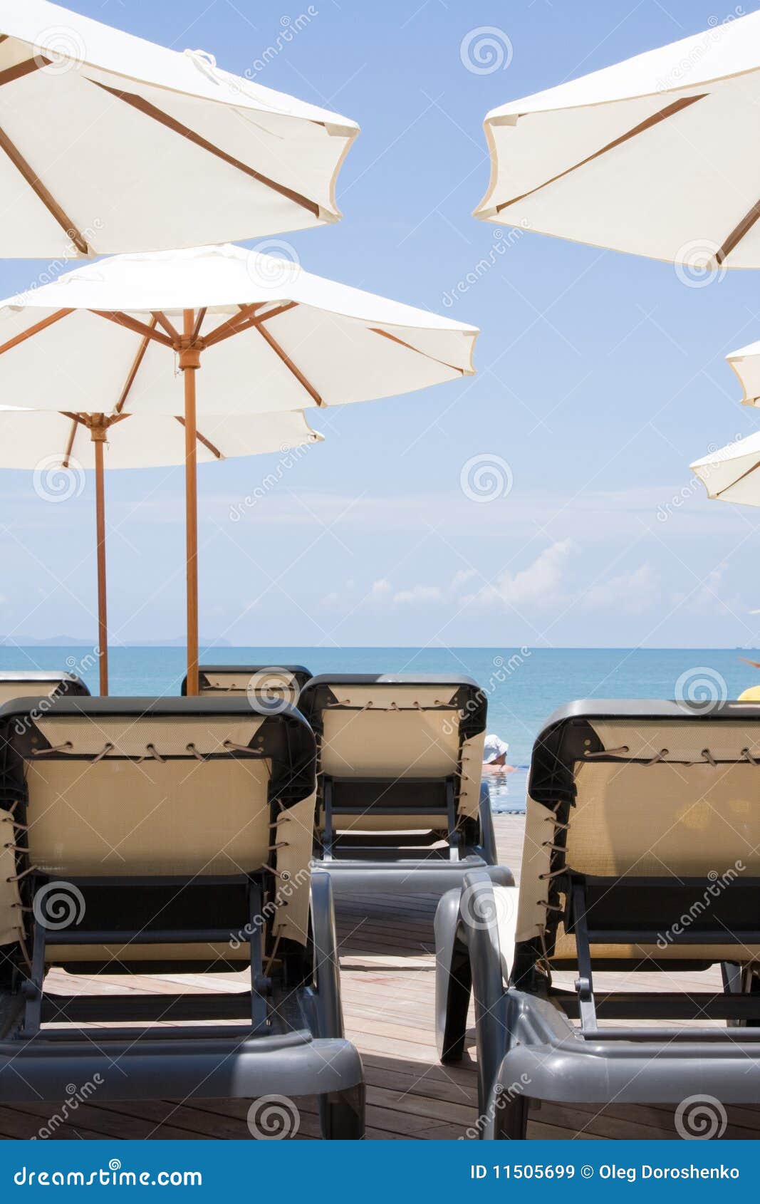 Beach on a sunny day. stock image. Image of relax, season - 11505699