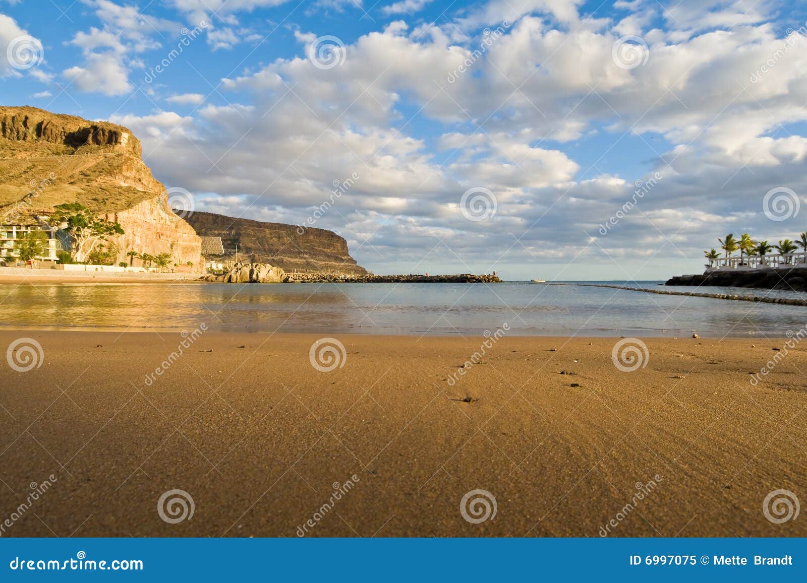 Beach in sunny Spain stock image. Image of ocean, sandy - 6997075