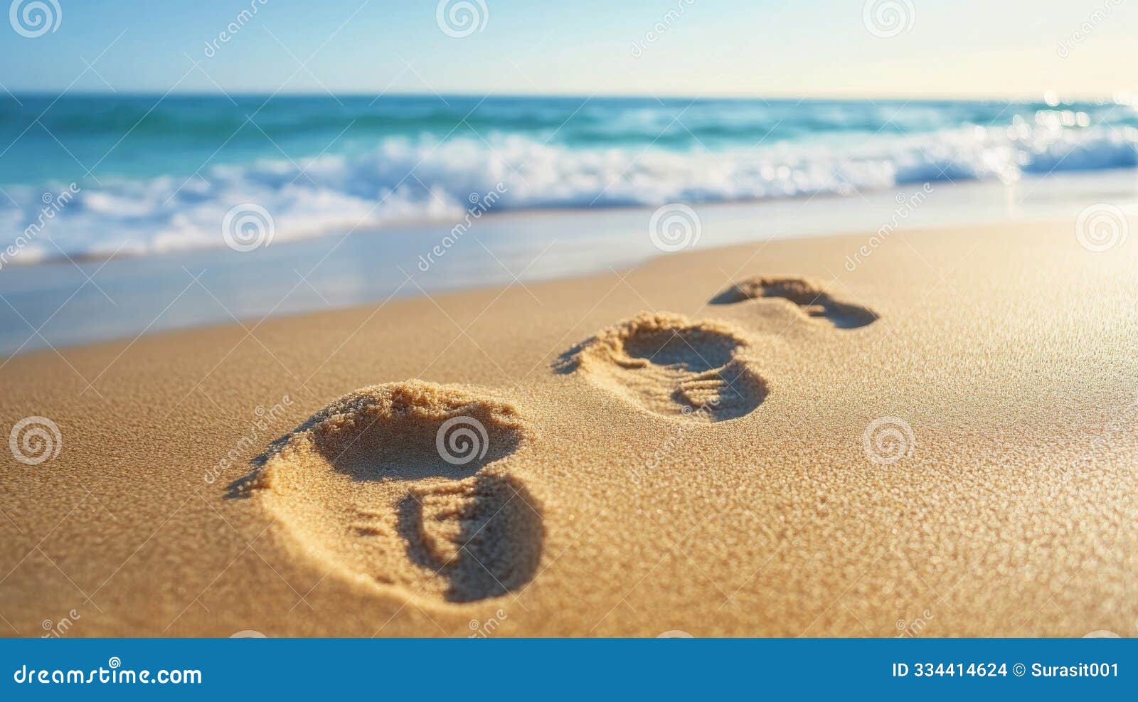 Footprints In The Sand: A Legacy Of Progress And Success AI Generated ...