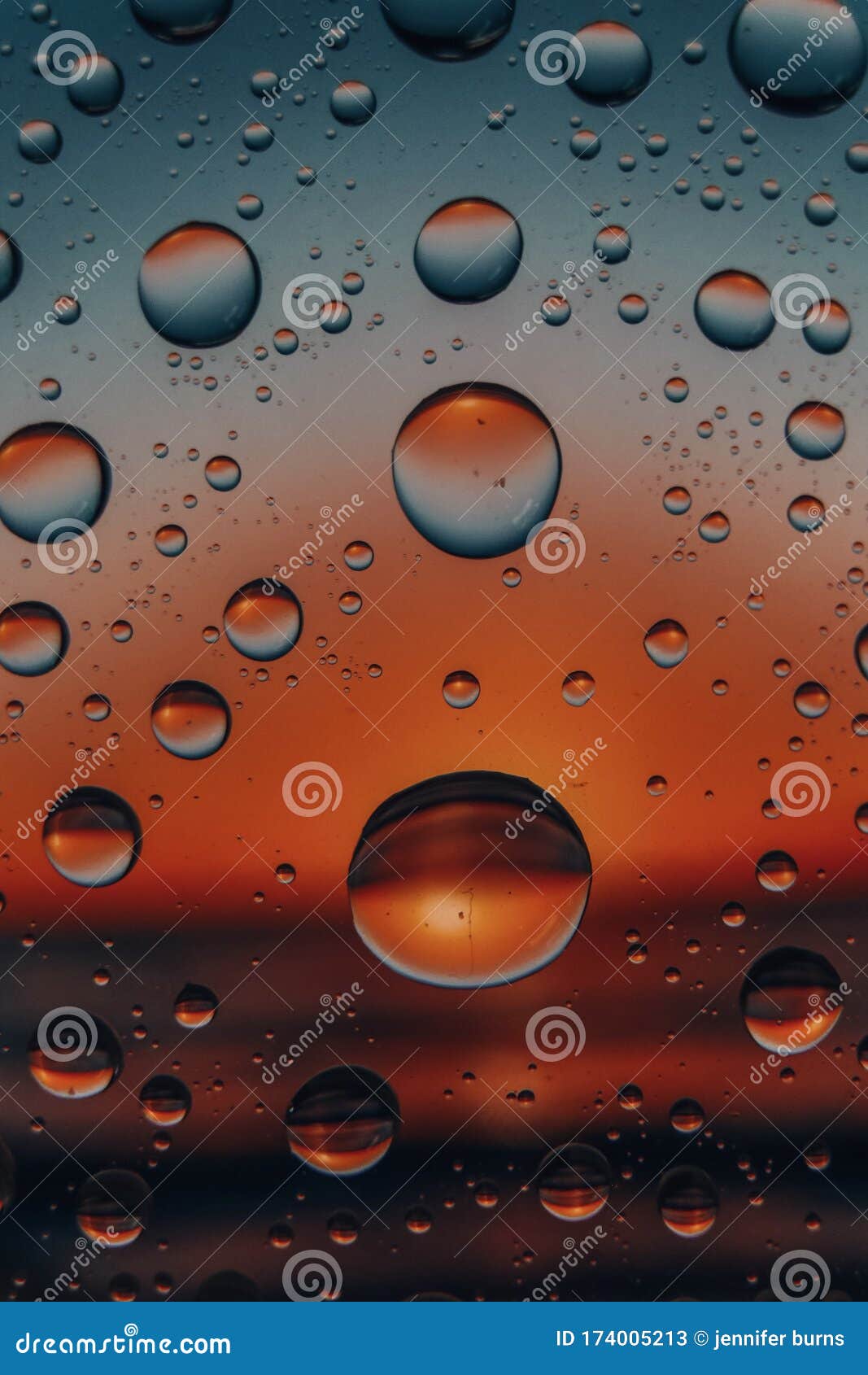Beach sunset droplet stock image. Image of sunset, droplet - 174005213