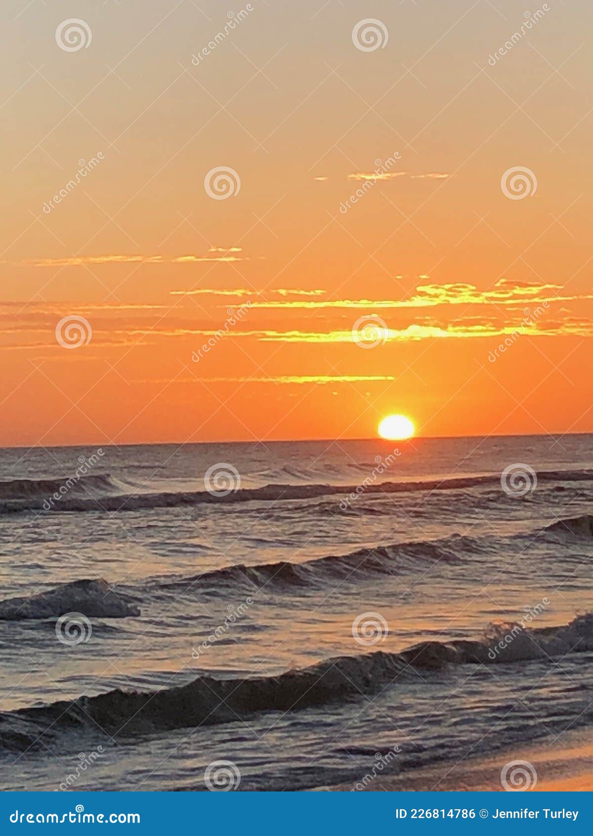 Beach stock photo. Image of ocean, beach, sunset, waves - 226814786