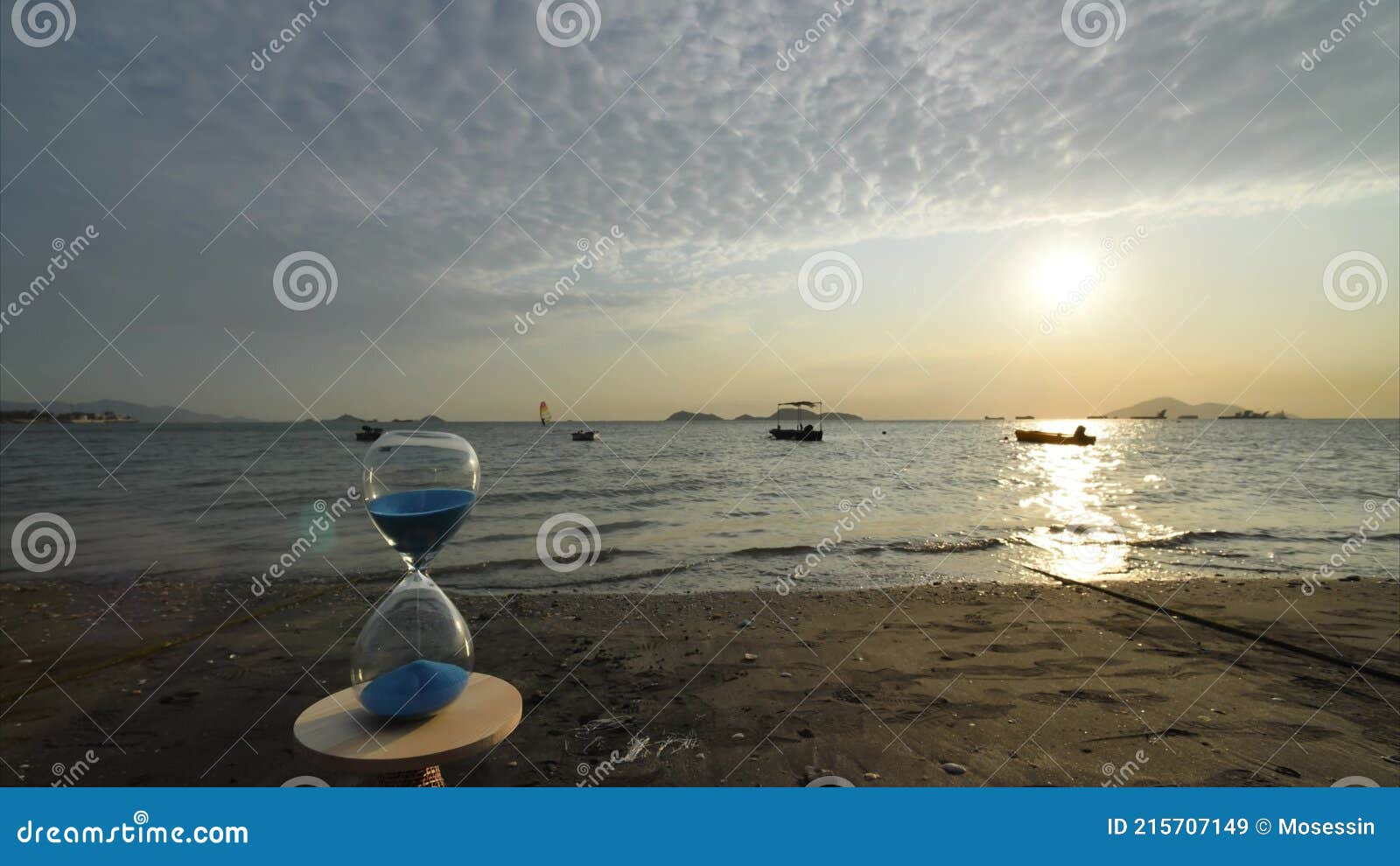 Beach Sunset Sand Timer Time Lapse 4K Stock Video - Video of entry ...